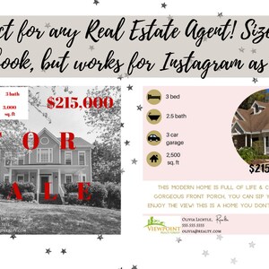 Real Estate Facebook Post | Listing Template | Real Estate Template ...
