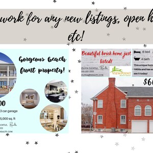 Real Estate Facebook Post | Listing Template | Real Estate Template ...