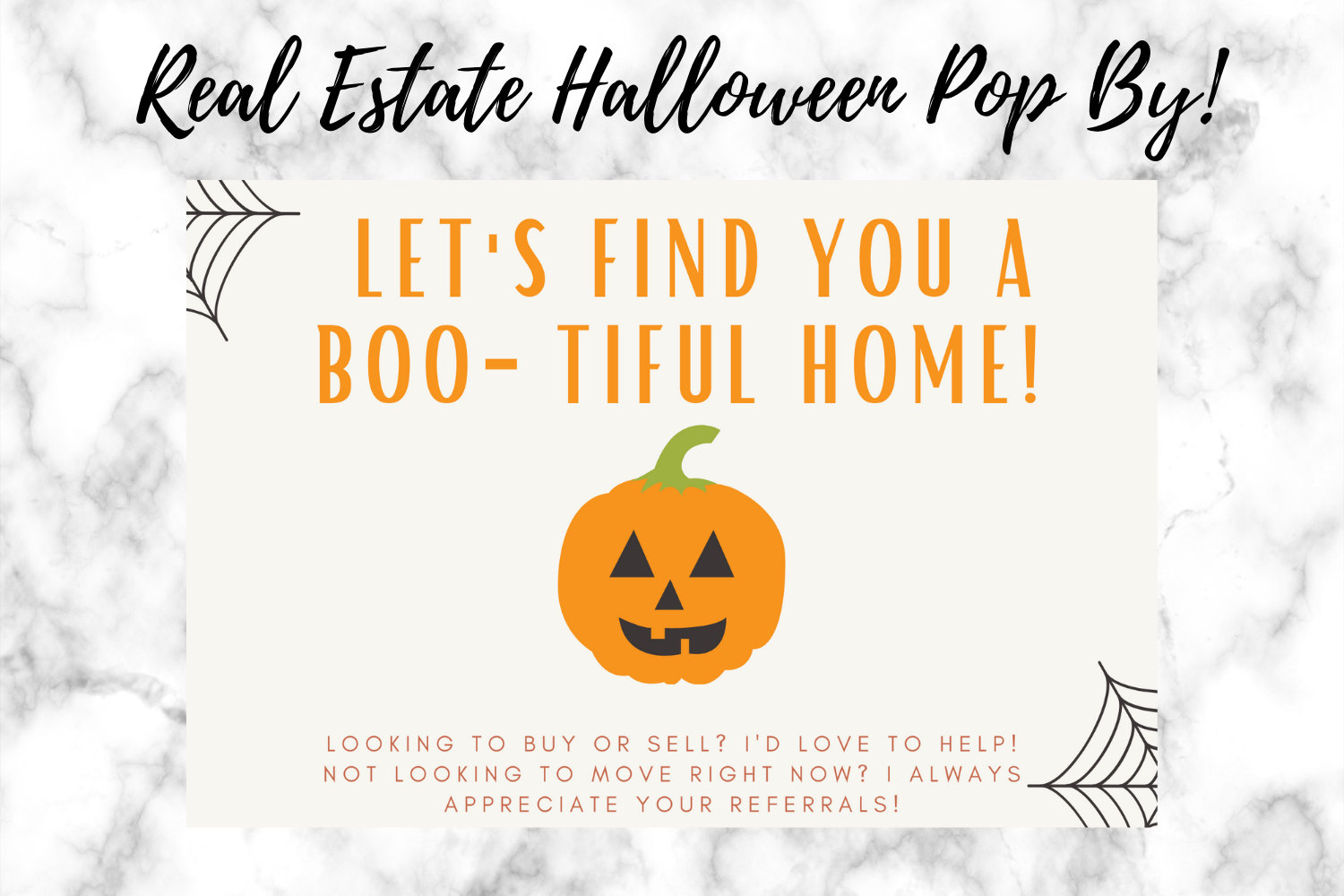 Real Estate Halloween Pop by Tag | Boo-tiful Home | Halloween Pop by ...