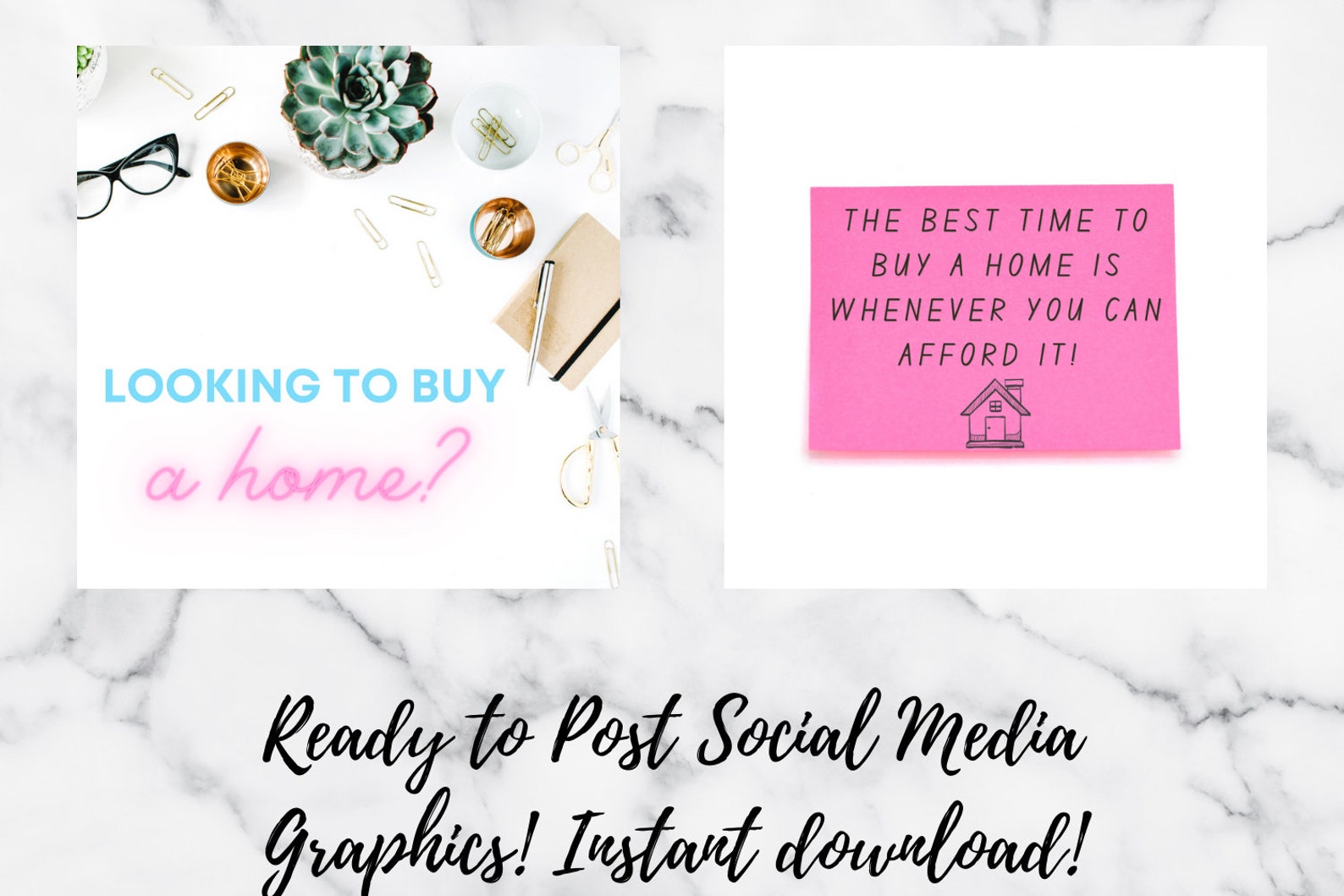 10 NEW Real Estate Social Media Posts Ready to Post Graphics - Etsy