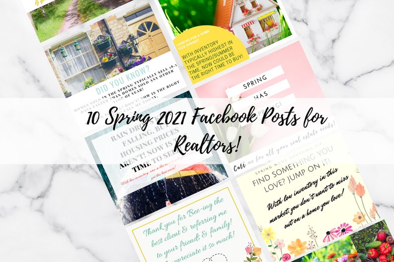 Spring Facebook Posts for Real Estate Agents! | 2021 Spring Social ...
