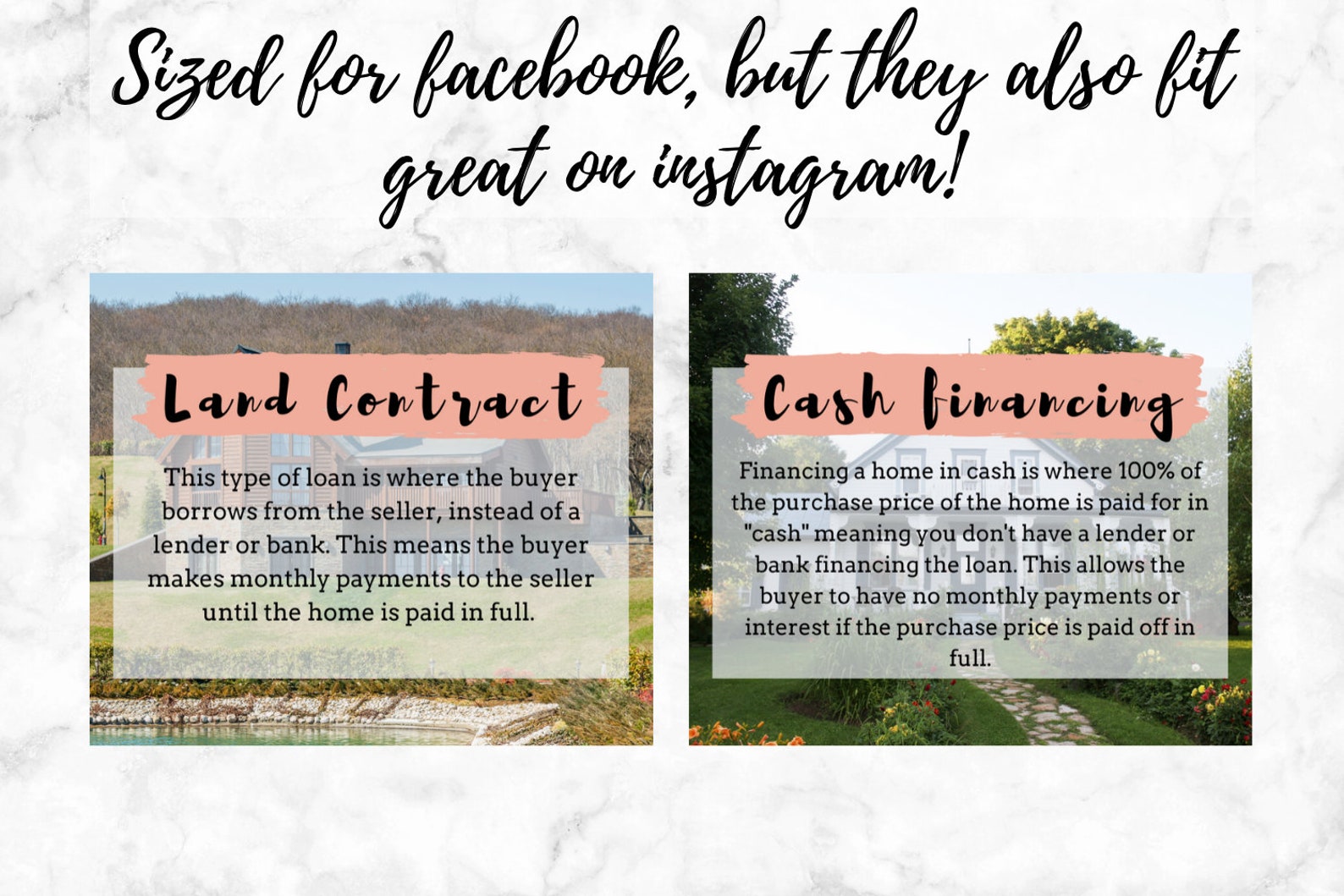 Real Estate Facebook Posts Social Media Posts for Realtors | Etsy