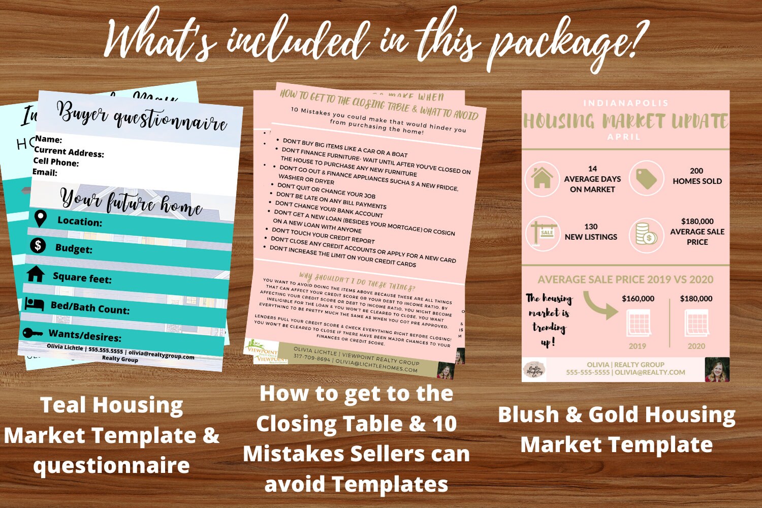 Real Estate Marketing Bundle Branding Kit Real Estate Marketing Package ...