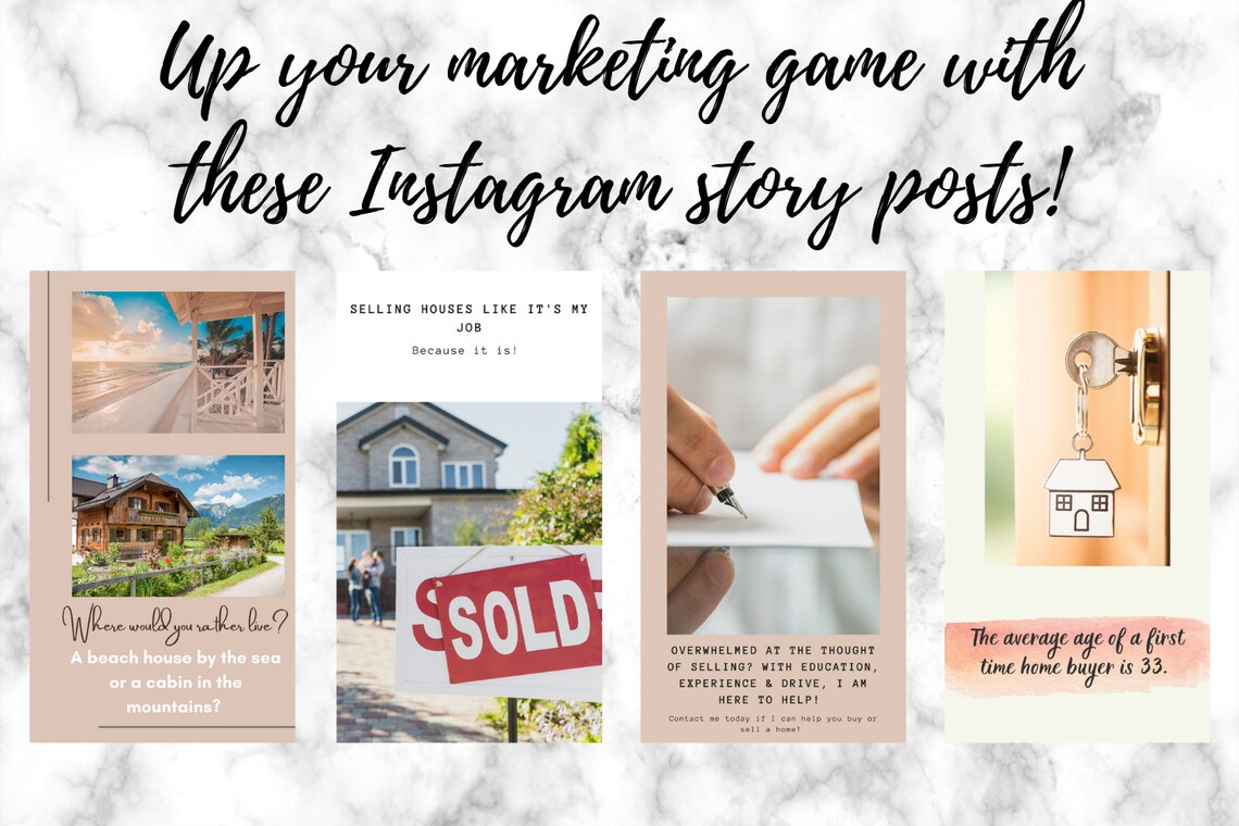Instagram Story Posts for Real Estate Agents | Instagram for Realtors ...
