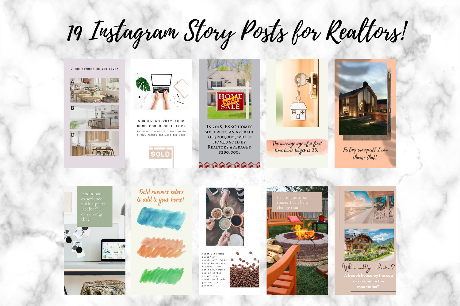 Instagram Story Posts for Real Estate Agents | Instagram for Realtors ...