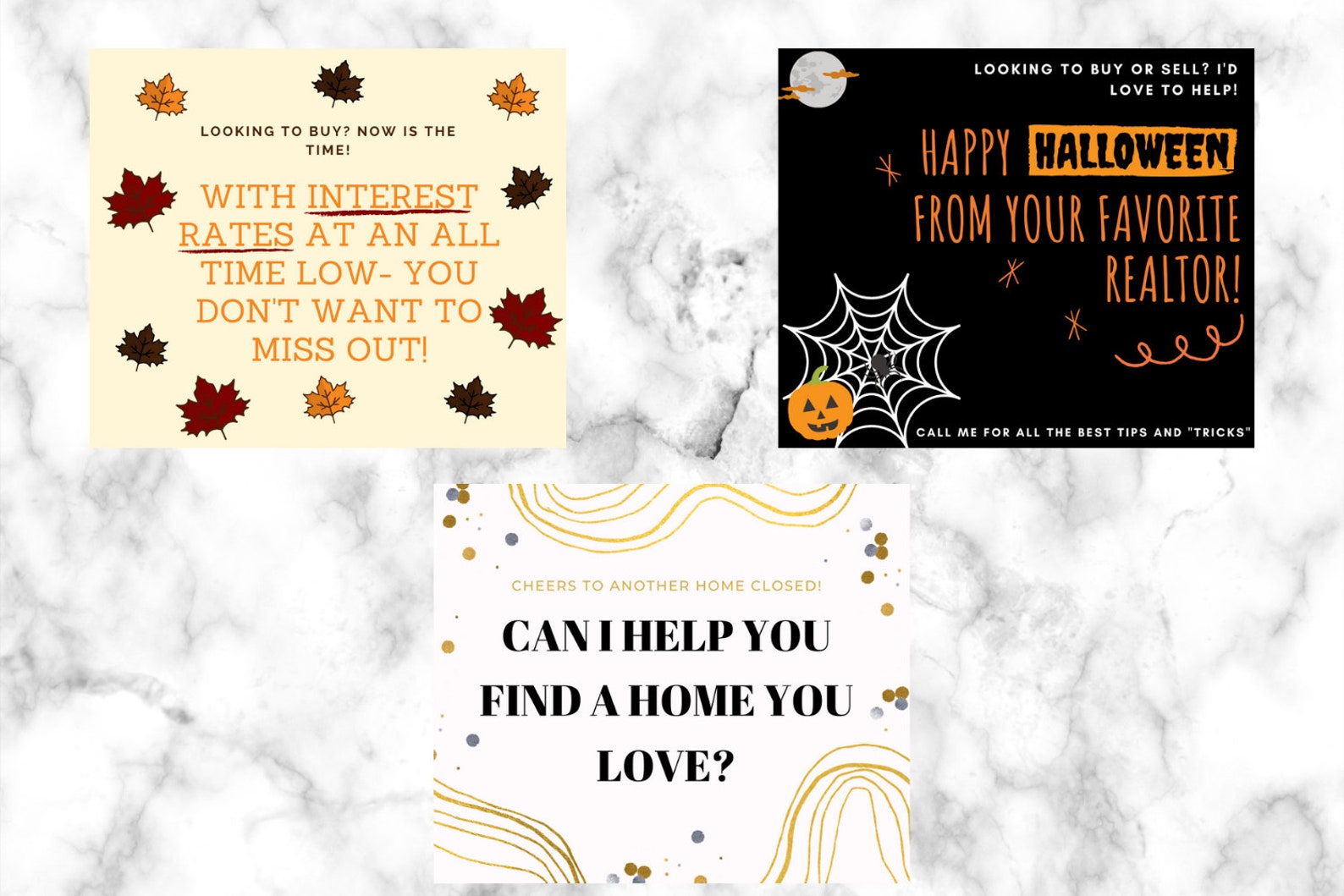 Real Estate Fall Facebook Posts | Social Media Marketing | Real Estate ...