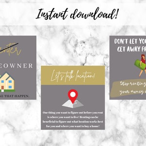 Real Estate Renter Social Media Posts | Real Estate Marketing | Real ...