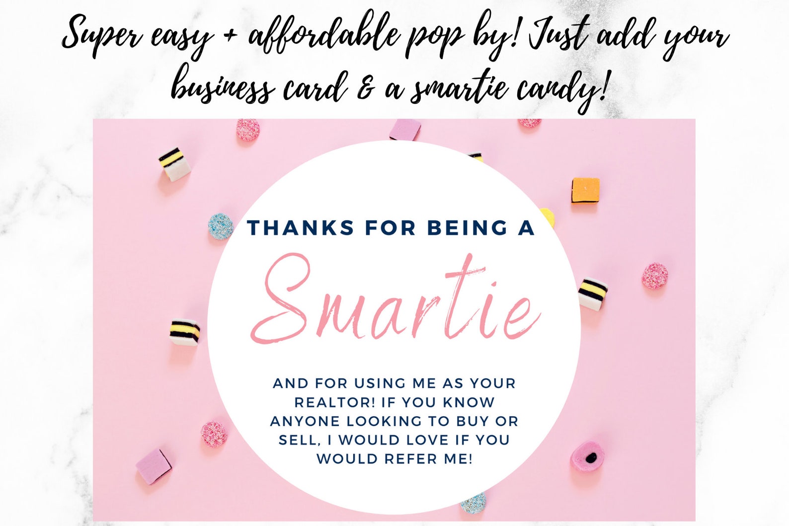 Realtor Candy Pop by Tag Real Estate Pop by Real Estate - Etsy