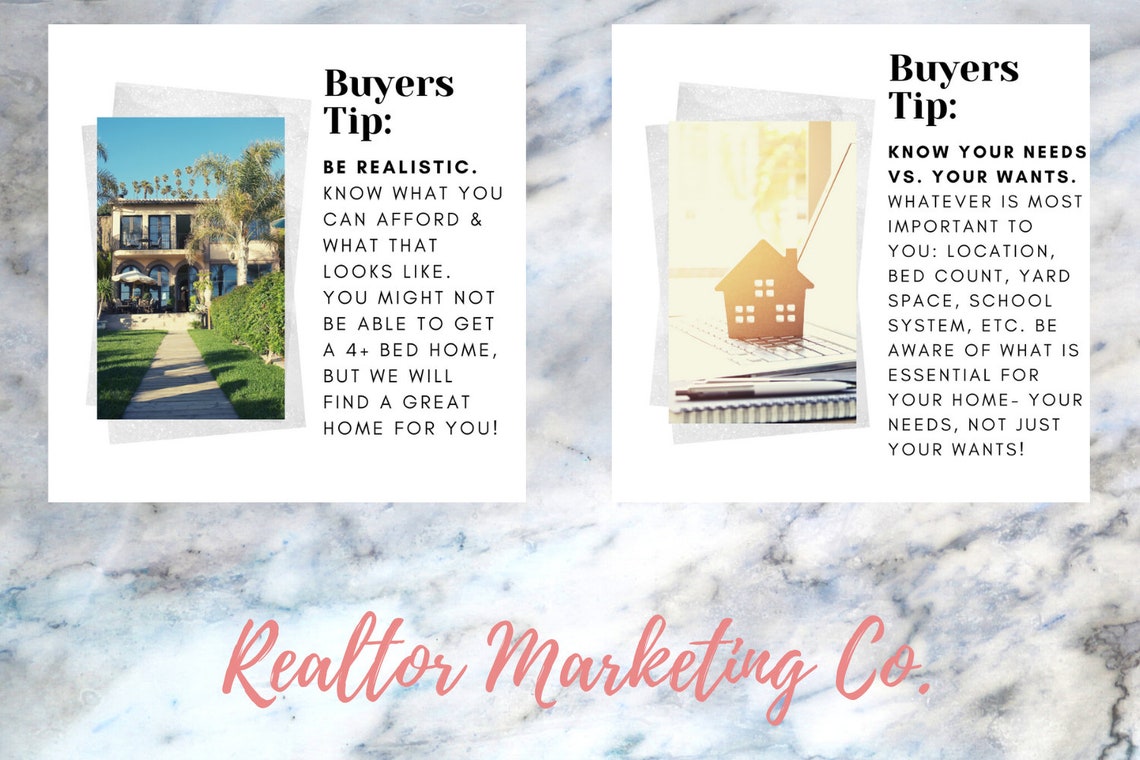 Buyers and Seller's Tips | Real Estate Social Media Marketing | Social ...