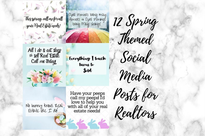Real Estate Facebook Posts for Social Media, Social Media Realtor ...