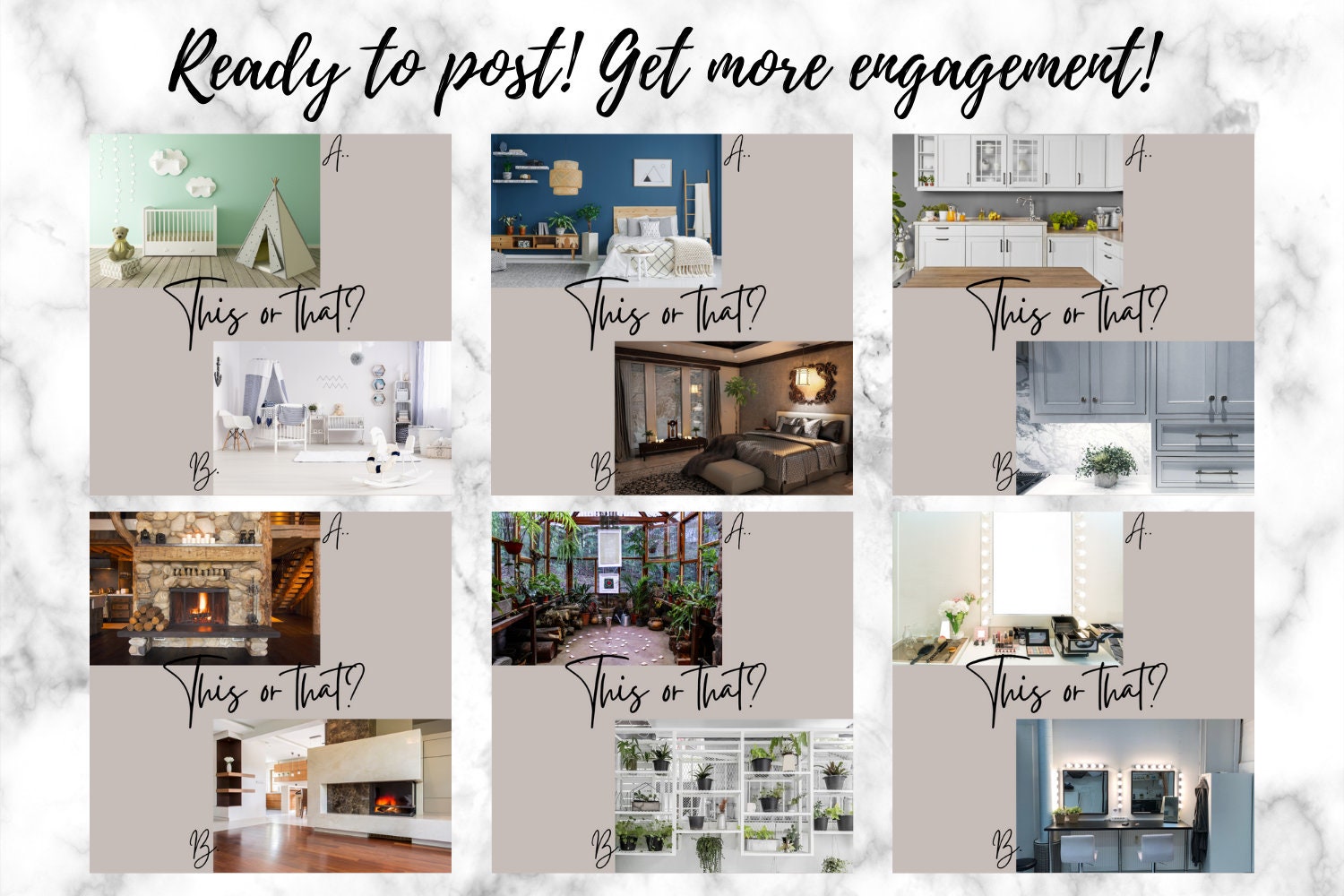 Real Estate This or That Social Media Posts | Real Estate Marketing ...