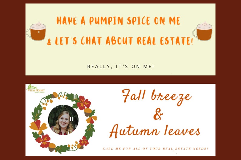 10 Editable Fall Themed Real Estate Facebook Covers | Facebook Cover ...