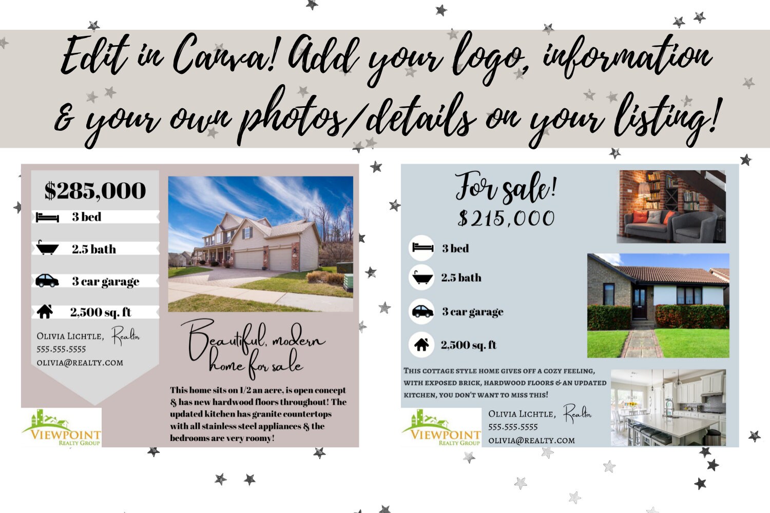 Real Estate Facebook Post | Listing Template | Real Estate Template ...