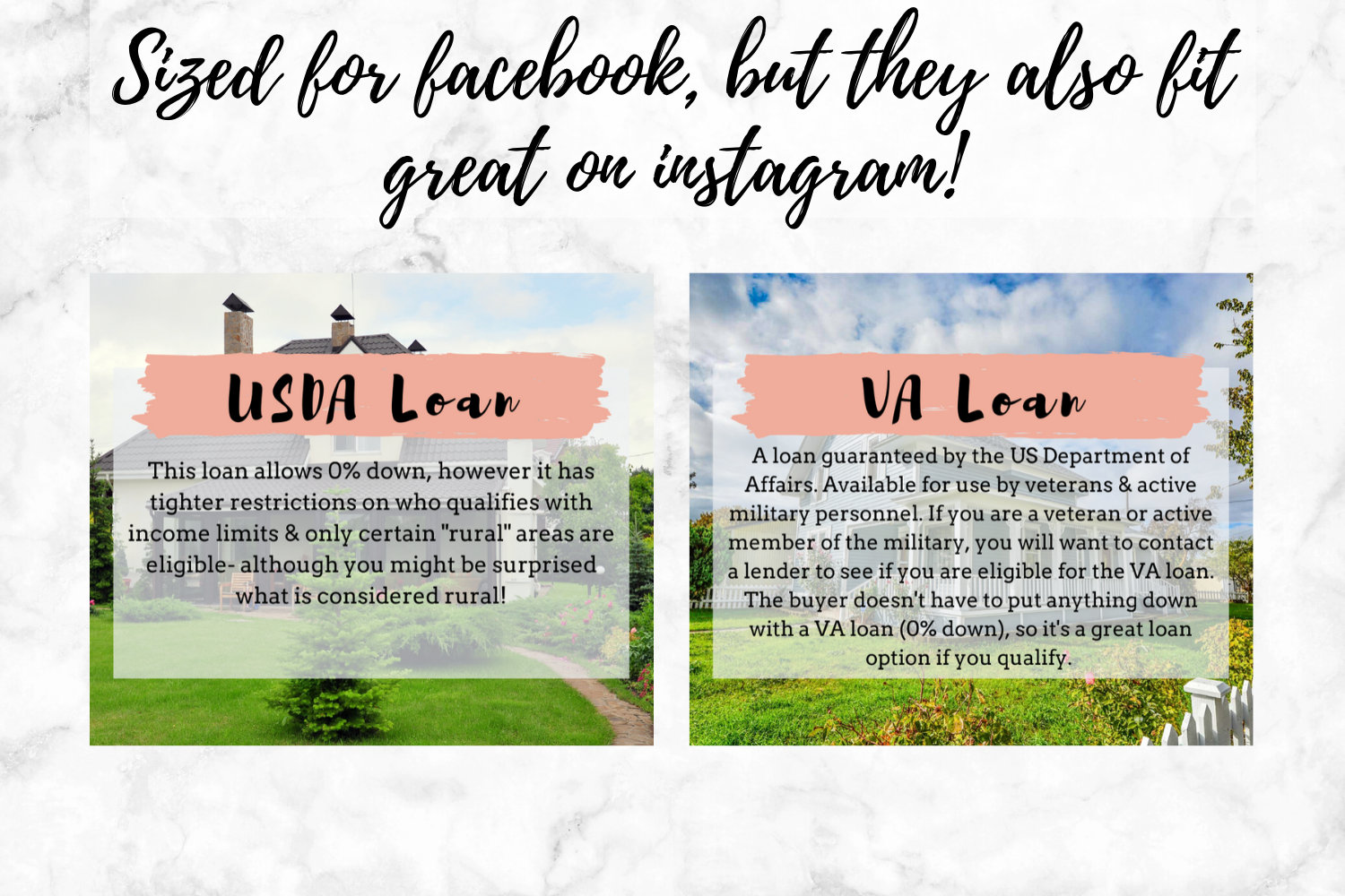 Real Estate Facebook Posts Social Media Posts for Realtors | Etsy