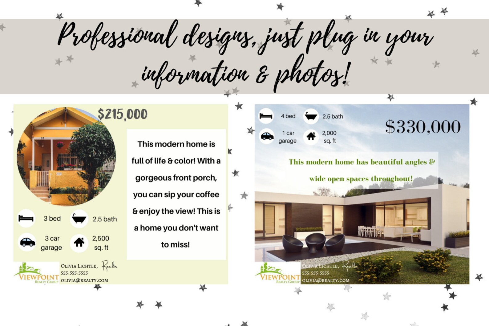 Real Estate Facebook Post | Listing Template | Real Estate Template ...