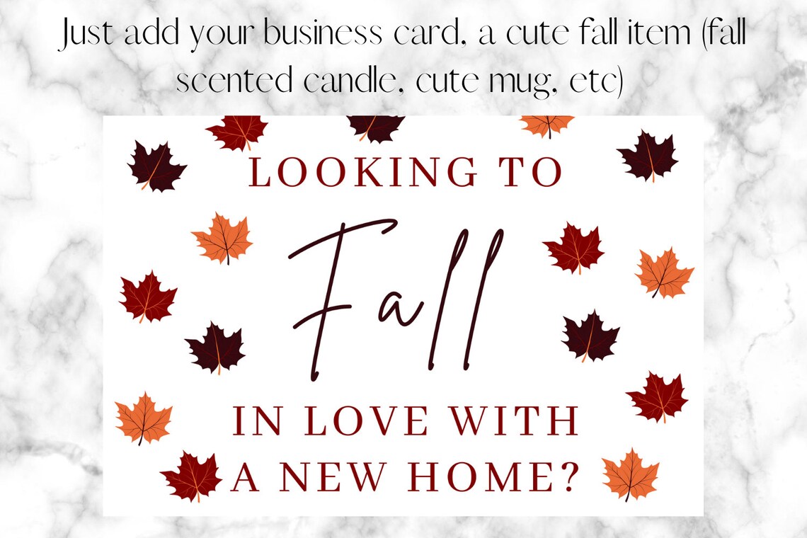 Real Estate Fall Pop by Real Estate Marketing Real Estate Agent ...