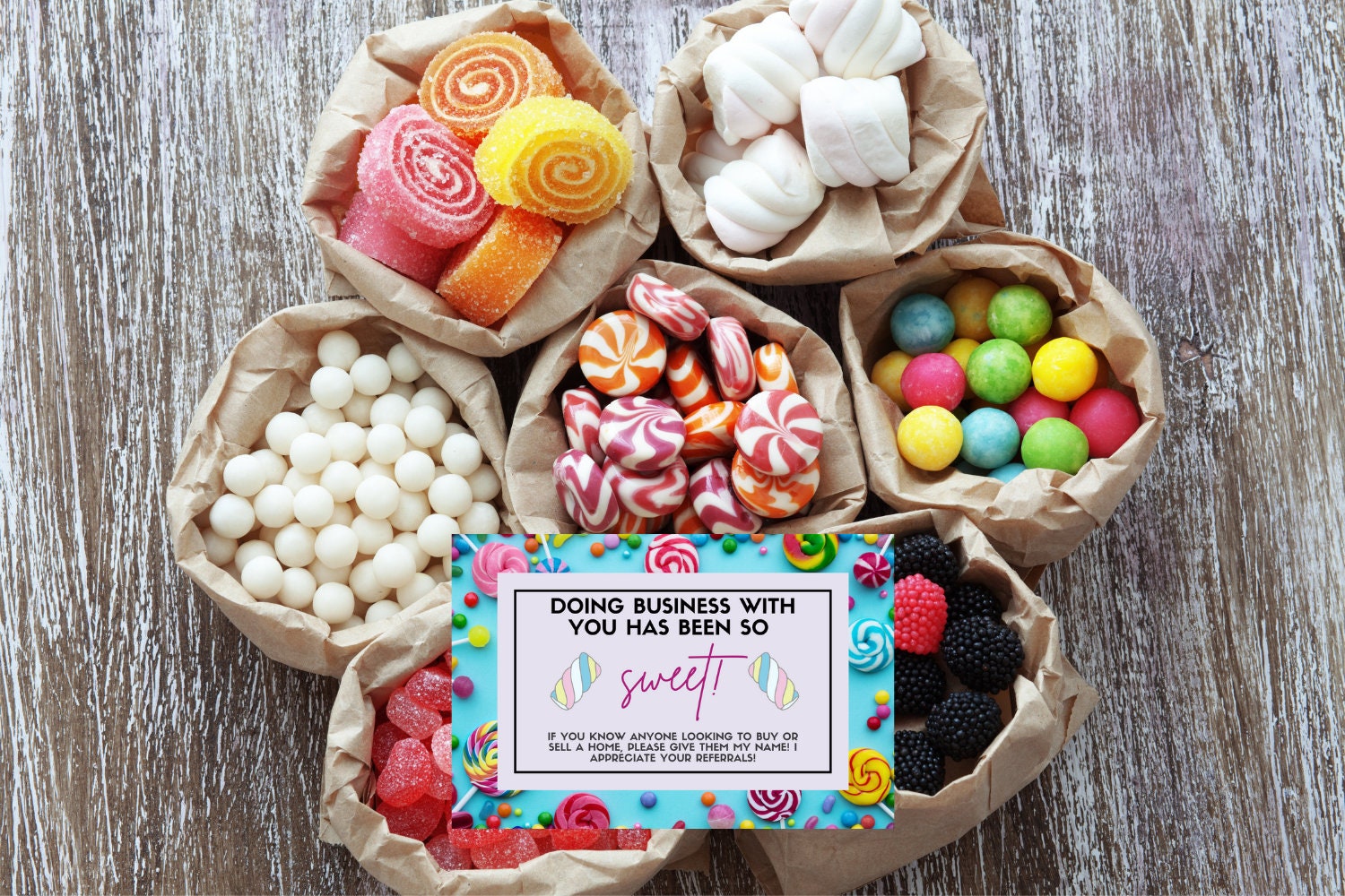 Real Estate Candy Pop by | Realtor Pop by | Real Estate Referral Pop by ...