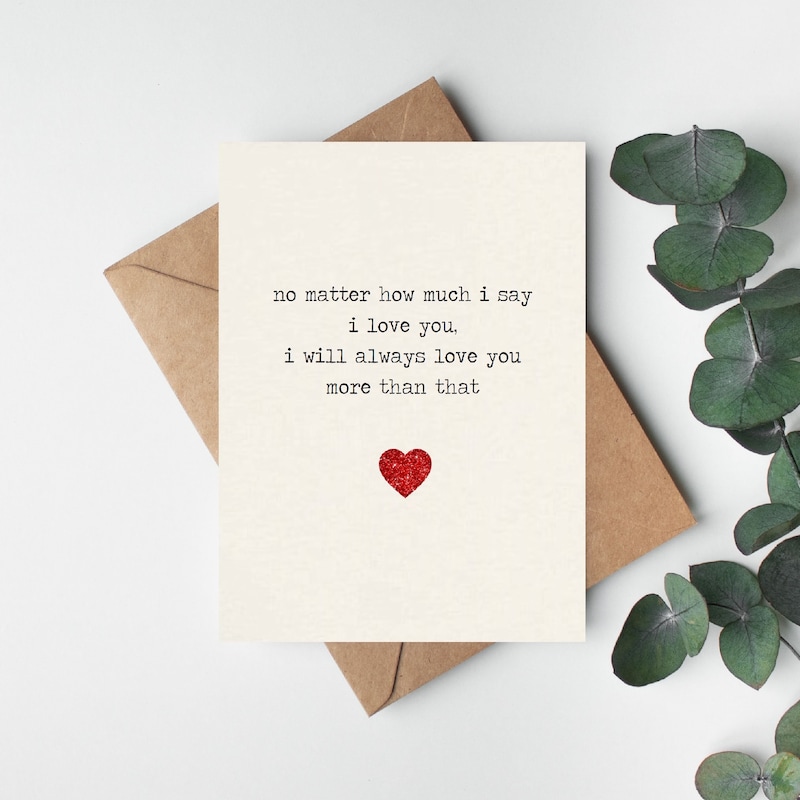 Handmade I Love You Cards - Etsy