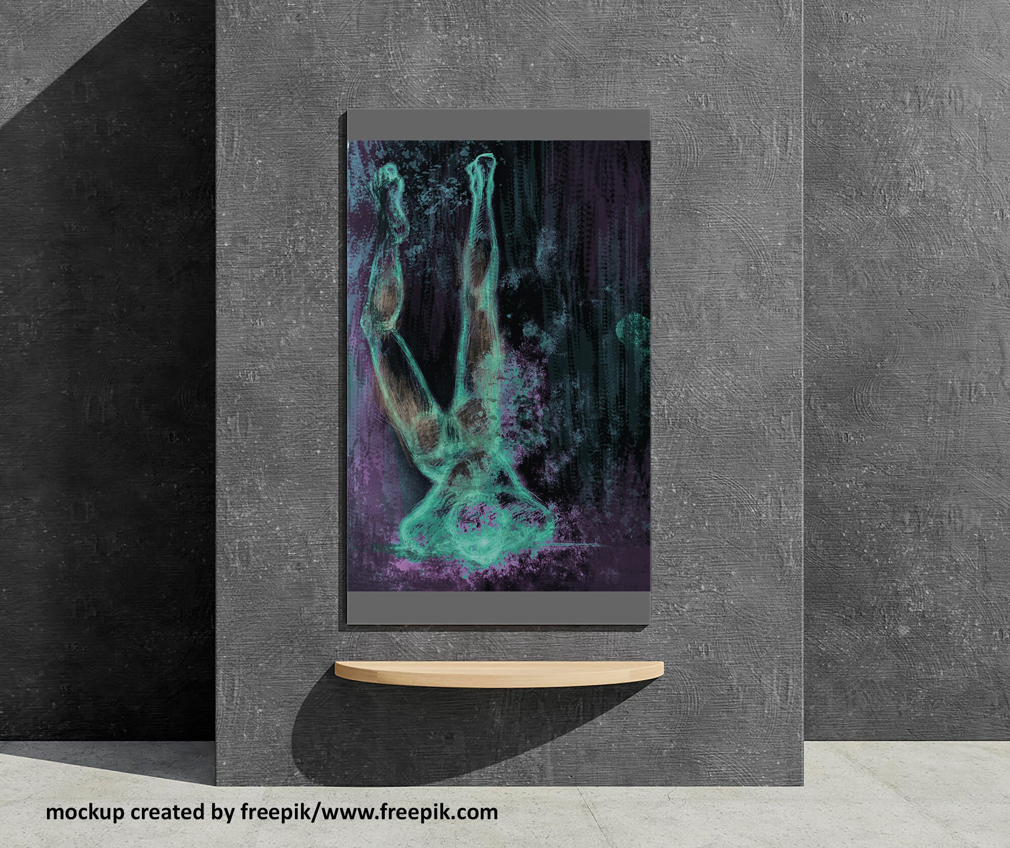Butoh Dancer Smelling Earth, Digital Downloadable Printable Poster ...