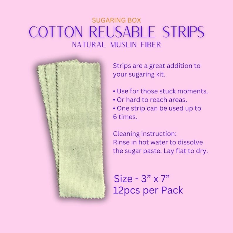Organic Sugaring Paste Kit | DIY Hair Removal, Reusable Strips - Etsy