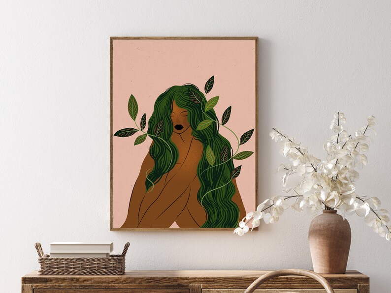 Surrender Art Print Plant Lover Gift Plant Mom Art Gift for - Etsy