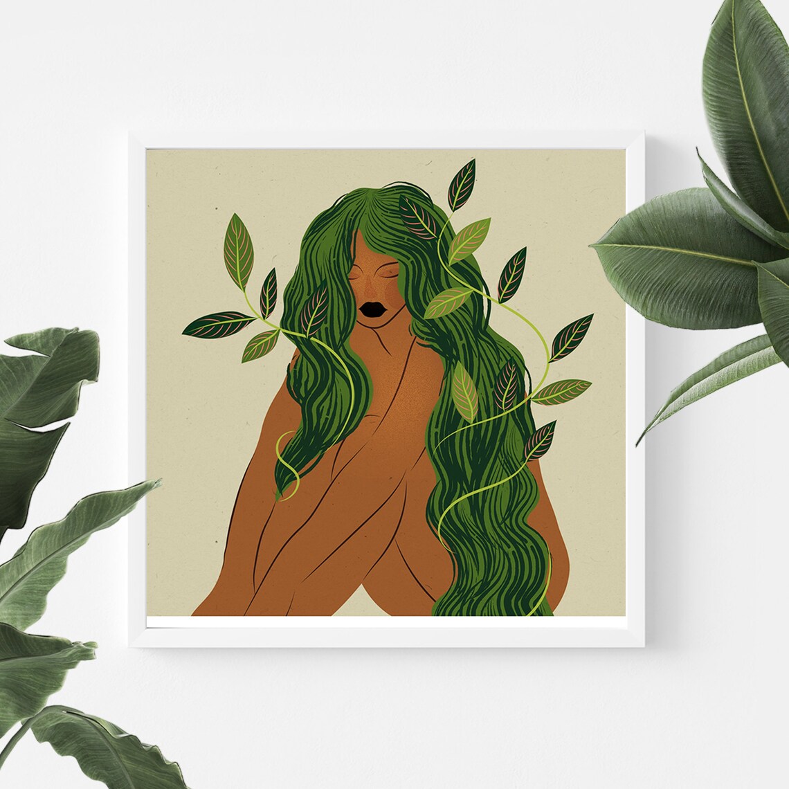 Surrender Art Print Plant Lover Gift Plant Mom Art Gift for - Etsy