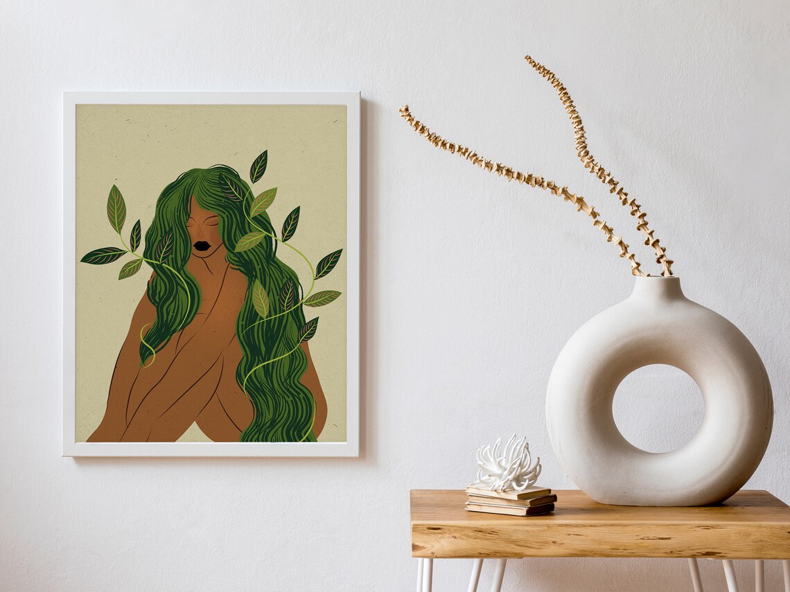 Surrender Art Print Plant Lover Gift Plant Mom Art Gift for - Etsy