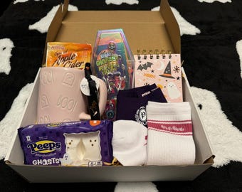 Boo Basket, Halloween Gift Box, Spooky Basket for Adults, Halloween ...