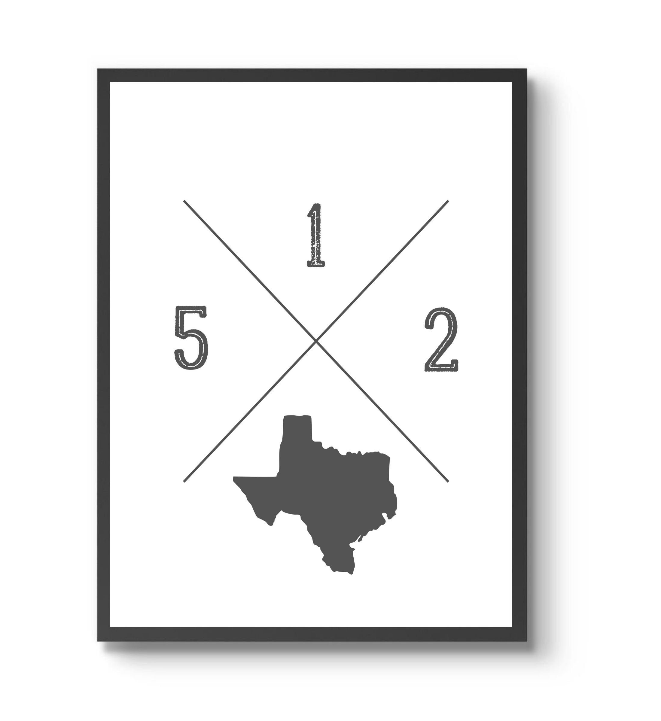512 Austin AREA Code Print AUSTIN TEXAS Art Printable Texas - Etsy UK