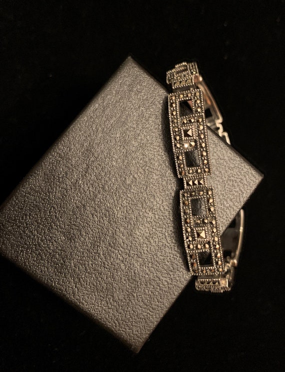 Judith Jack vintage 1980's sterling silver signed rec… - Gem