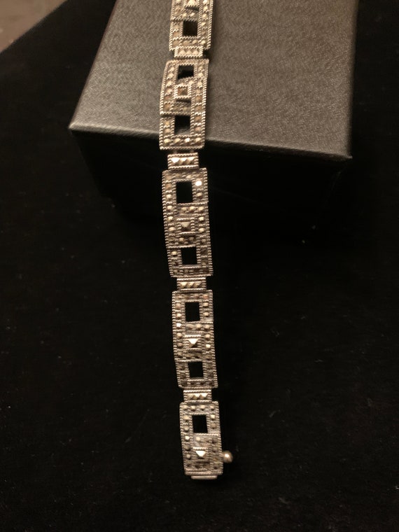 Judith Jack vintage 1980's sterling silver signed rec… - Gem