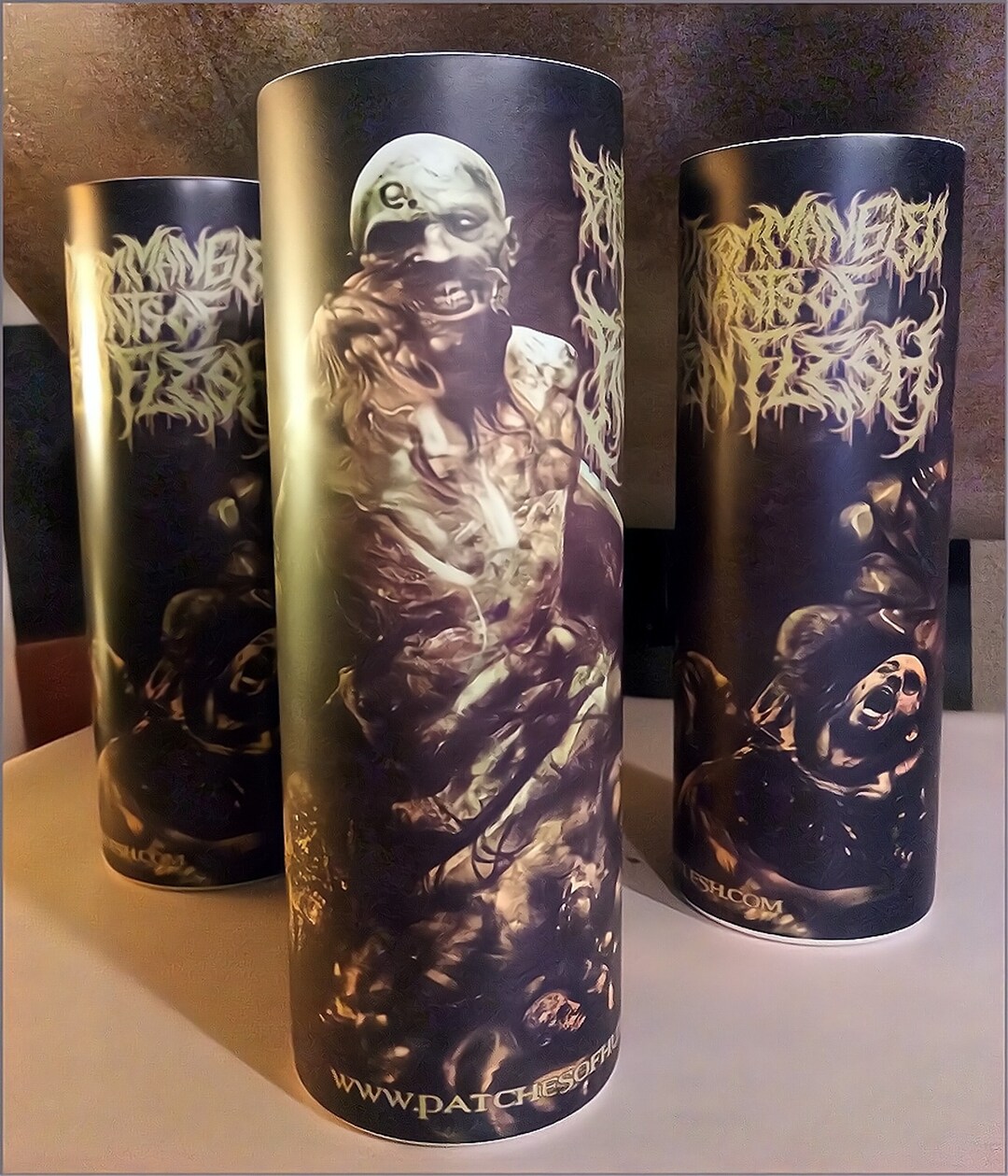 Birthed From Mangled Remnants of ROTTEN Flesh 20oz GLOW in the DARK ...