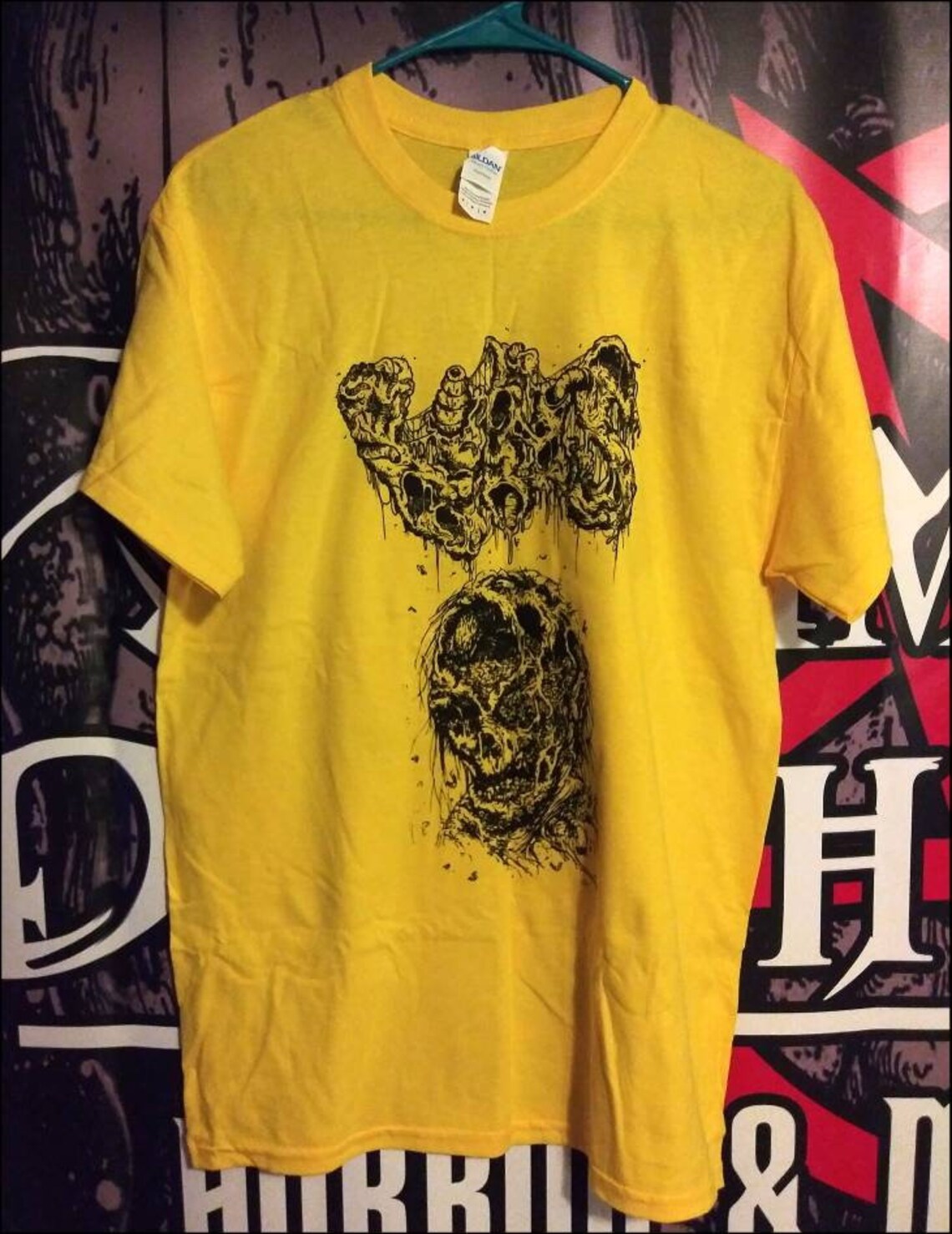Rotting Fleshtastic Fun Official VHS Band Shirt canada Yellow - Etsy