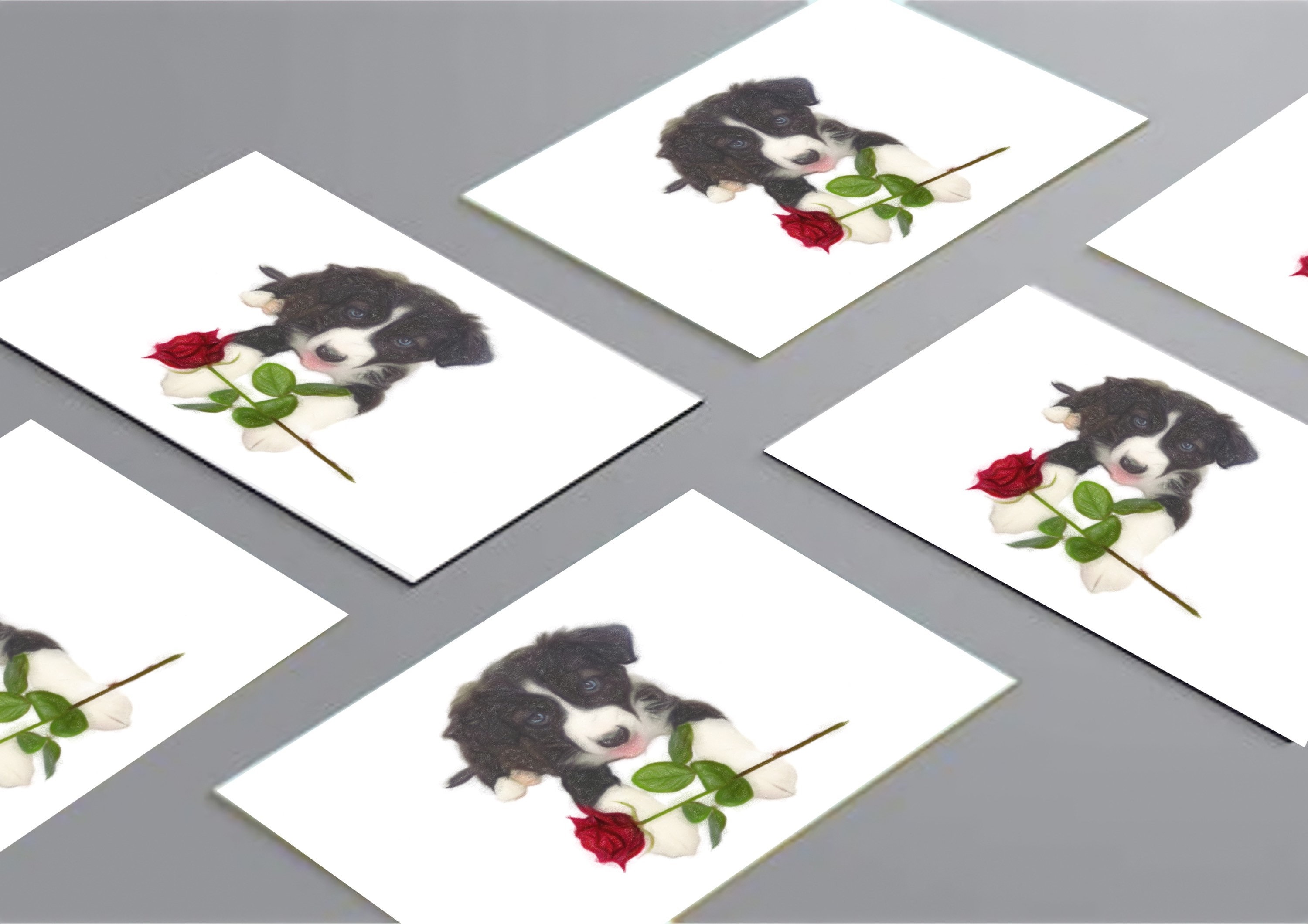 6pk Border Collie Cards/notelets - Etsy UK