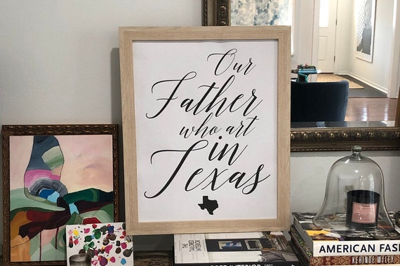 A Texan's Prayer | Etsy