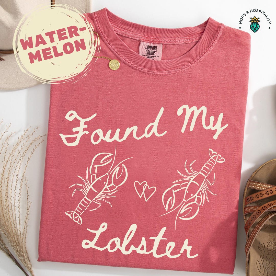 Found My Lobster Bride-to-be Comfort Colors Shirt, Engaged Girl Summer ...
