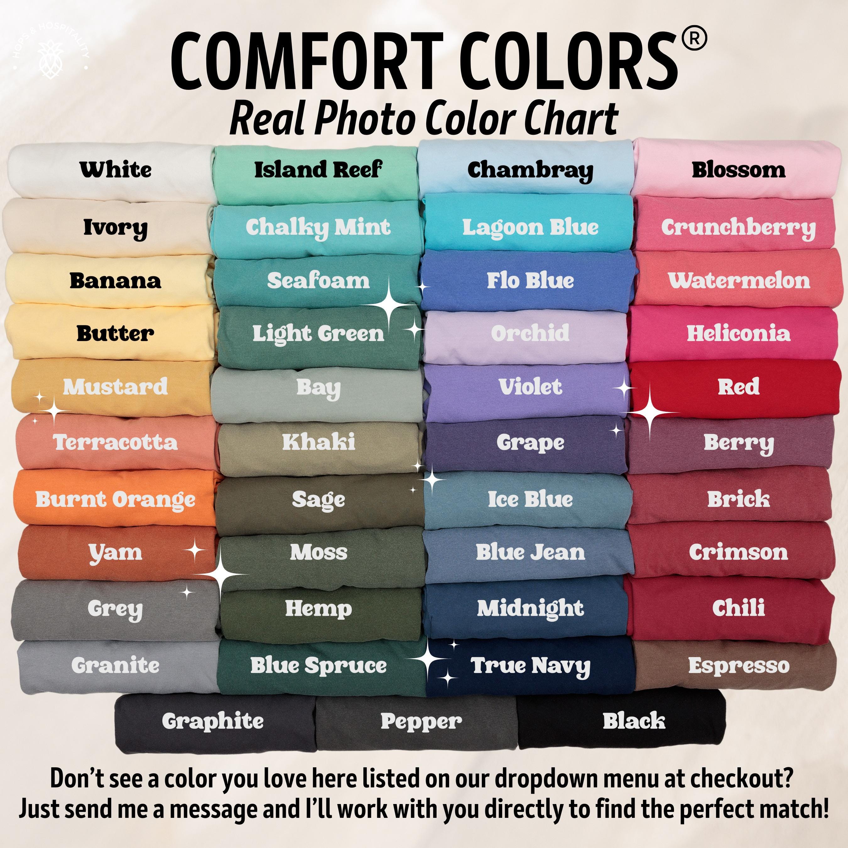 Custom Comfort Colors Bulk Tshirts, Personalized Corporate Logos ...
