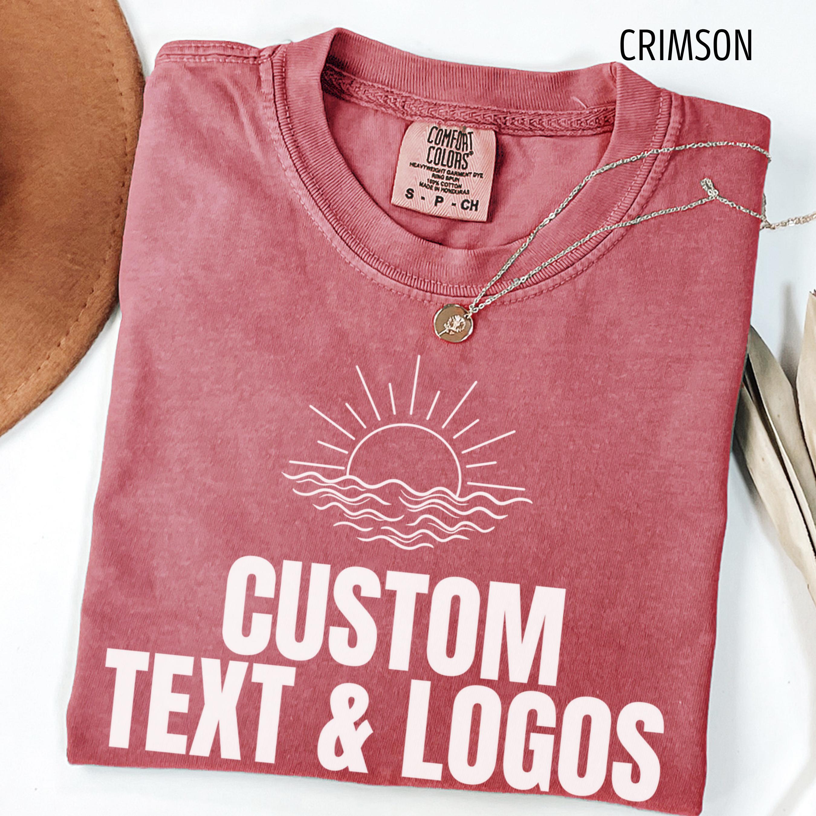 Custom Comfort Colors Bulk Tshirts, Personalized Corporate Logos ...