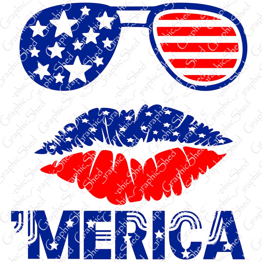 Merica Lips Waterslide Decal Clear READY to USE Water Slide - Etsy