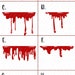 Red Ink Dripping 8 Designs or Buy the Sheet Waterslide Decal Clear ...