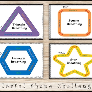 Mindfulness Breathing Exercises Activities for Kids | Etsy