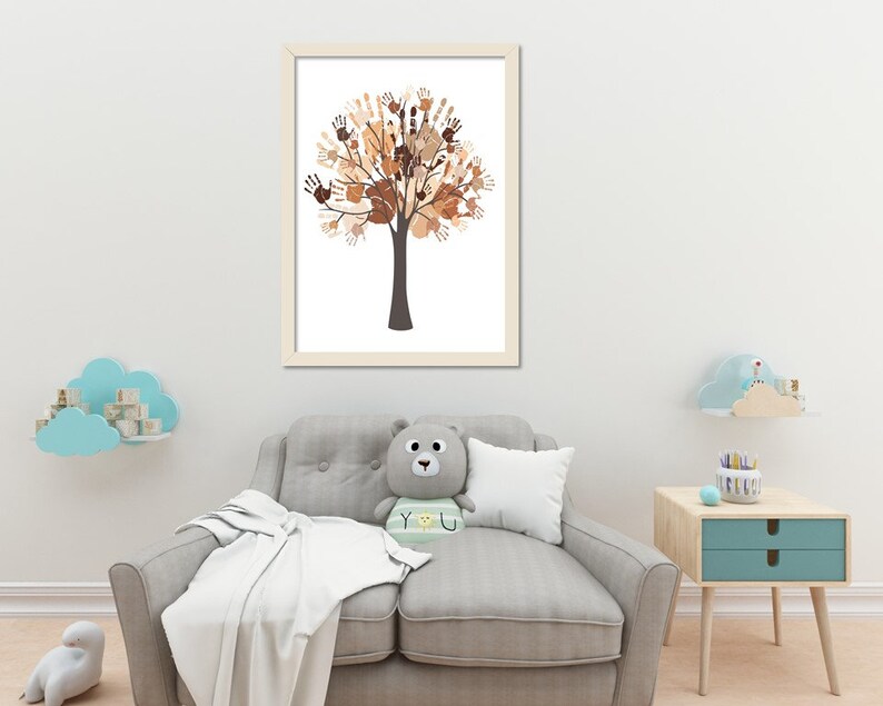 Diversity Wall Art, Handprint Tree of Life, Inclusive Classroom Decor ...