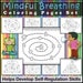 Mindfulness Breathing Coloring Pages for Self-regulation, Finger ...