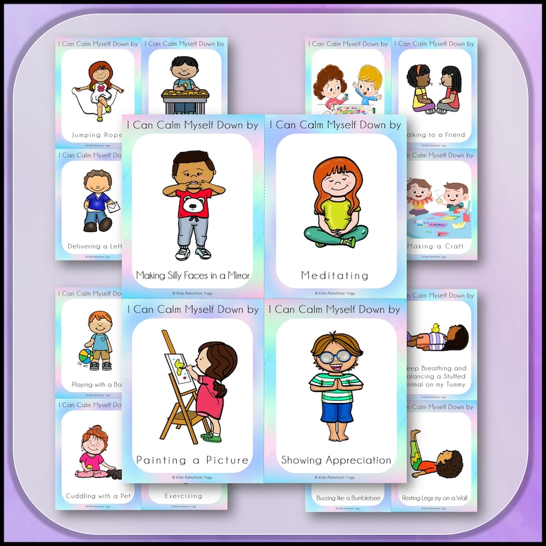 Calm Down Strategies Cards for Kids, Self-regulation, Coping Skills ...