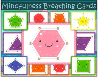 Mindfulness Breathing Exercises Activities for Kids | Etsy