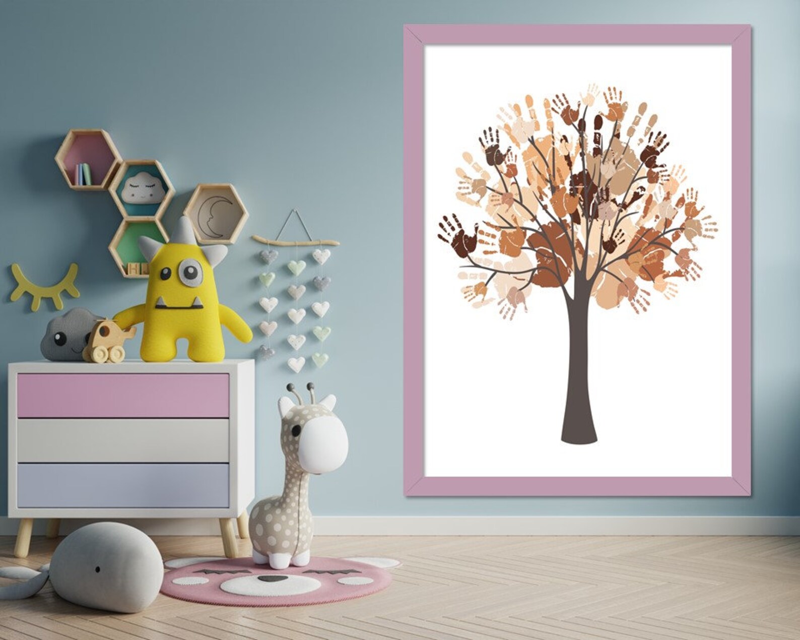 Handprint Tree of Life Diversity Art, Classroom Decor (digital ...