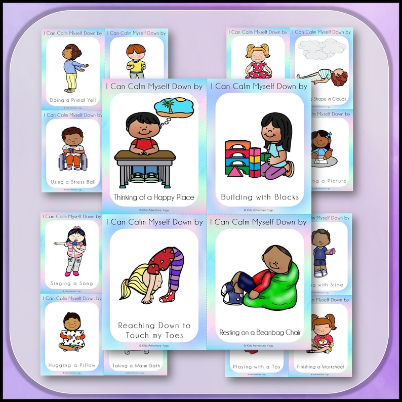 Calm Down Strategies Cards for Kids, Self-regulation, Coping Skills ...