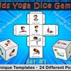 Ocean Kids Yoga Games and Activities Set, Coloring Pages, Spinner Game ...