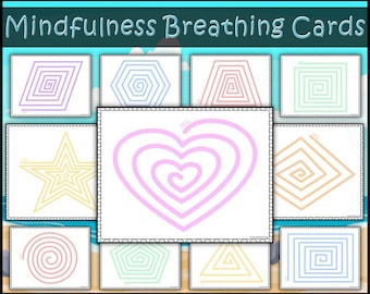 Mindfulness Breathing Exercises Activities for Kids | Etsy