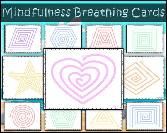 Mindfulness Breathing Exercises Activities for Kids Pastel - Etsy